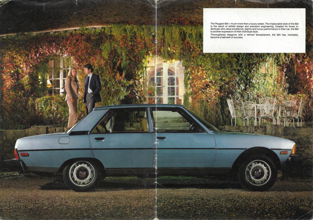 1979 Peugeot 604 SL Brochure - Technical Resources - Peugeot Enthusiasts Group